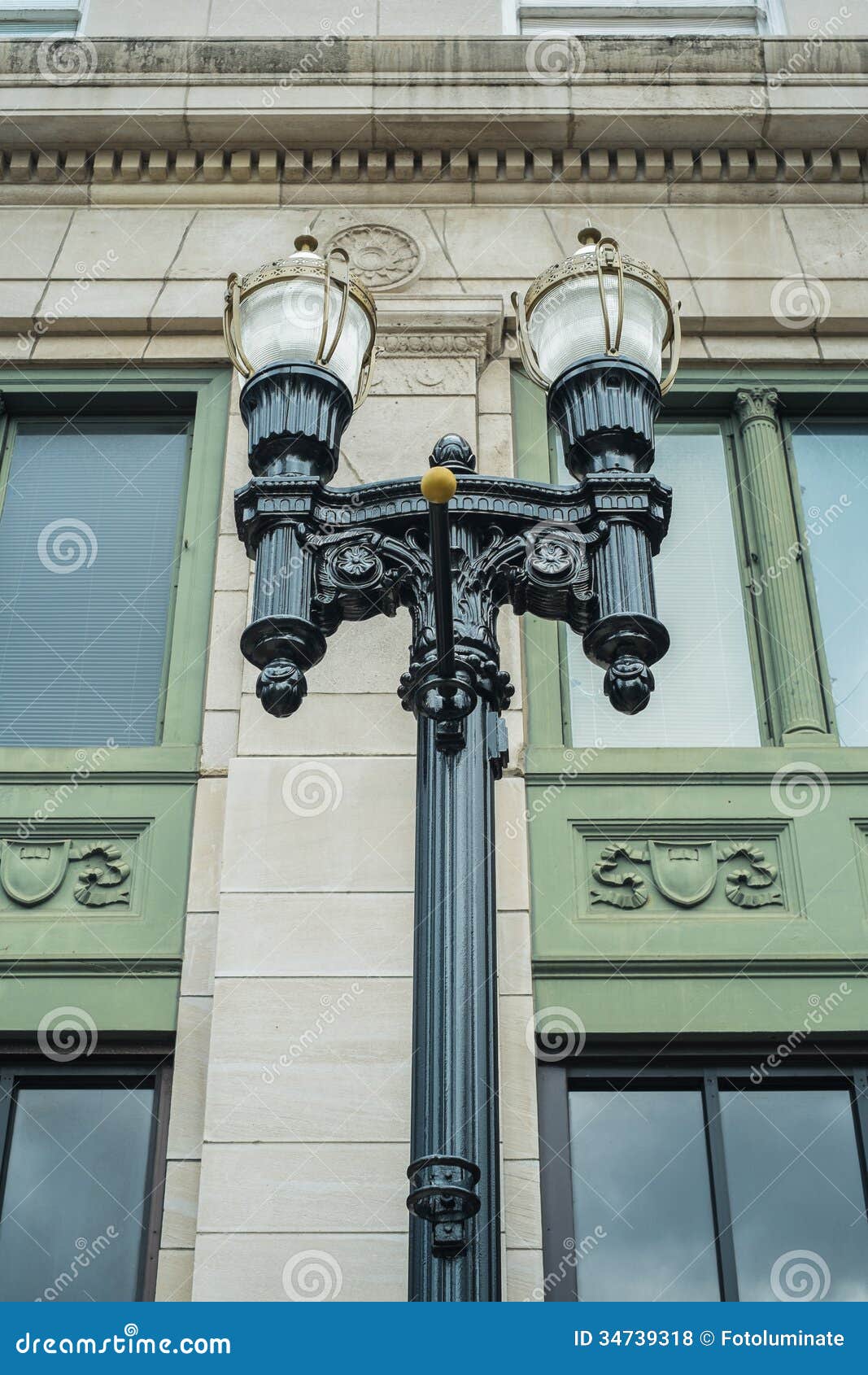 Vintage lamp stock photo. Image of windows, corporate - 34739318