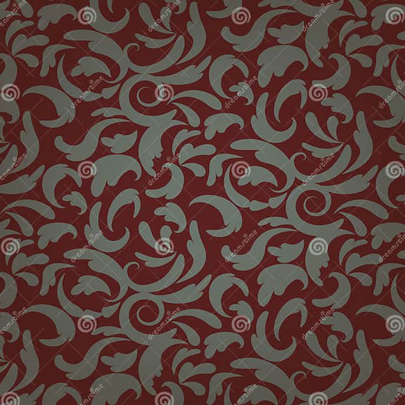 Vintage leaf stock vector. Illustration of repeat, fabric - 48929968