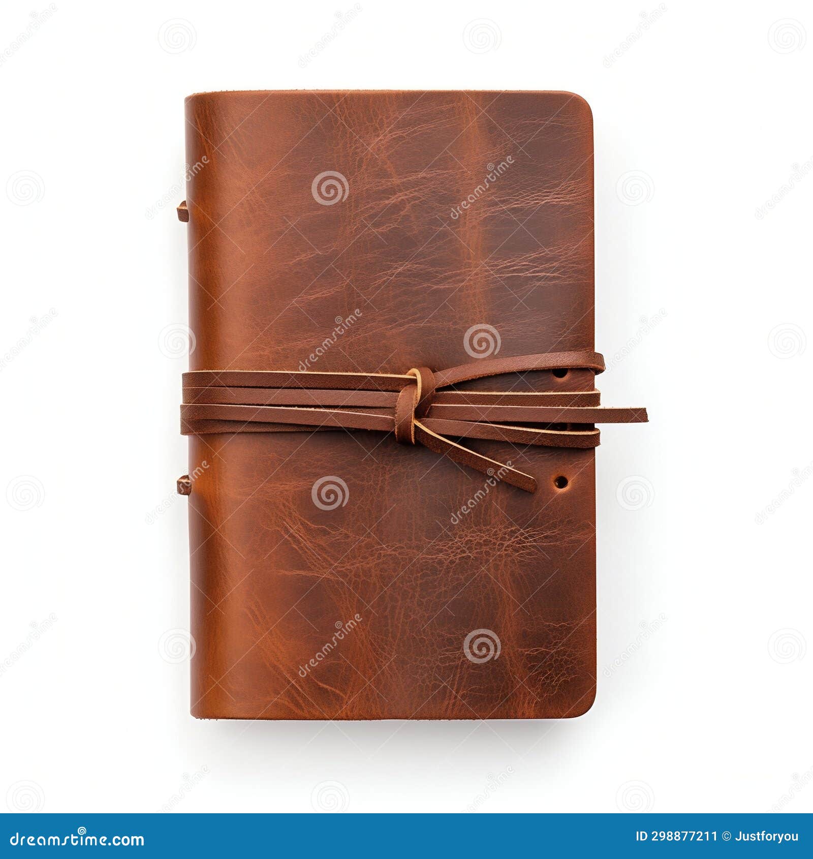 Vintage Leather Notebook with Compass Emblem. Generative Ai Stock ...