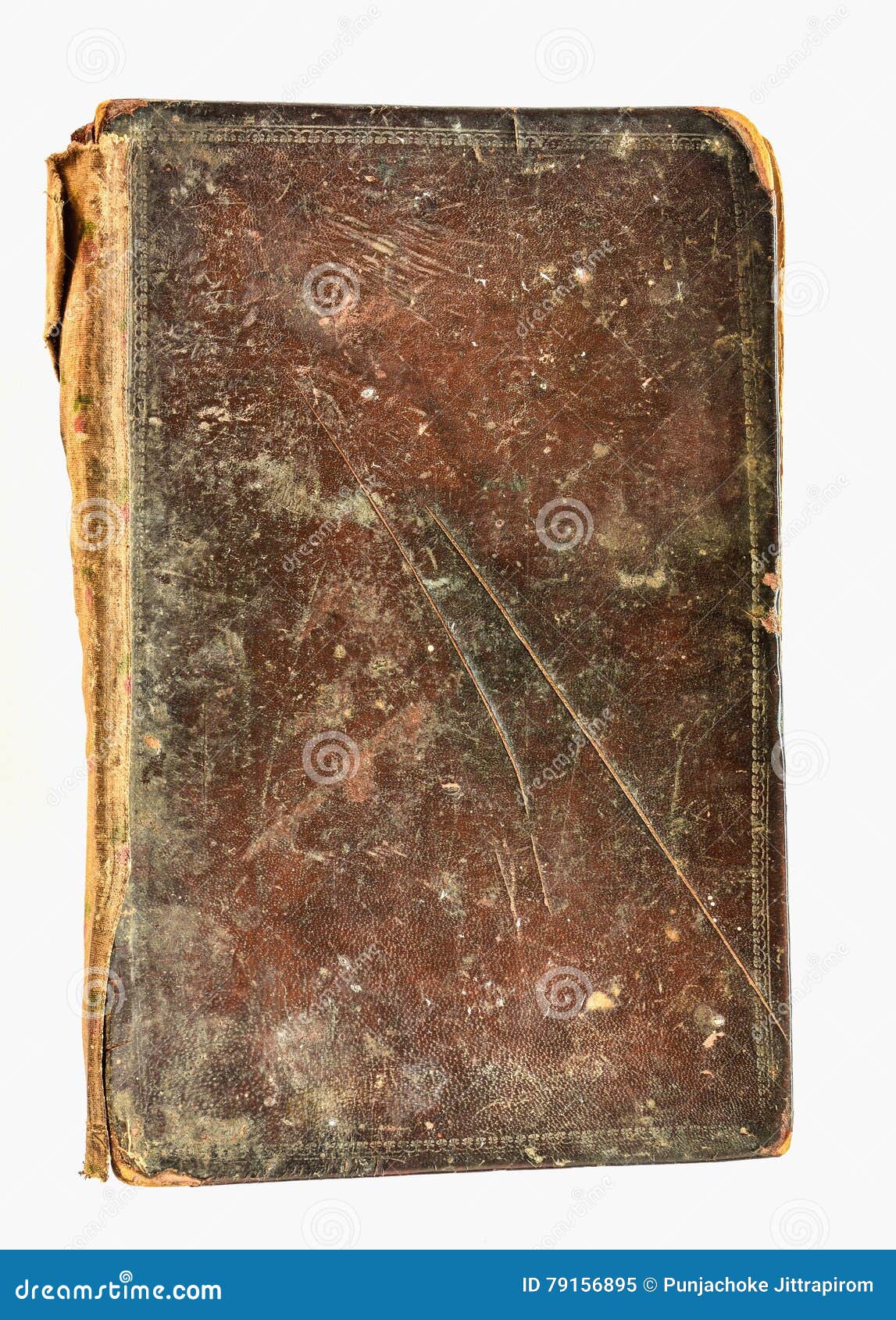 Vintage leather notebook. stock image. Image of leather - 79156895