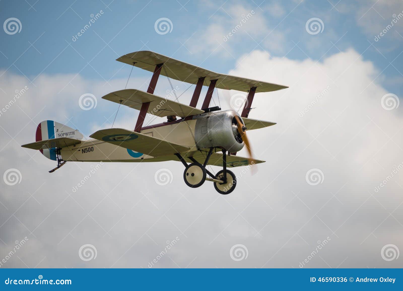Vintage Les Anglais Sopwith Triplan Photo éditorial - Image du combat ...