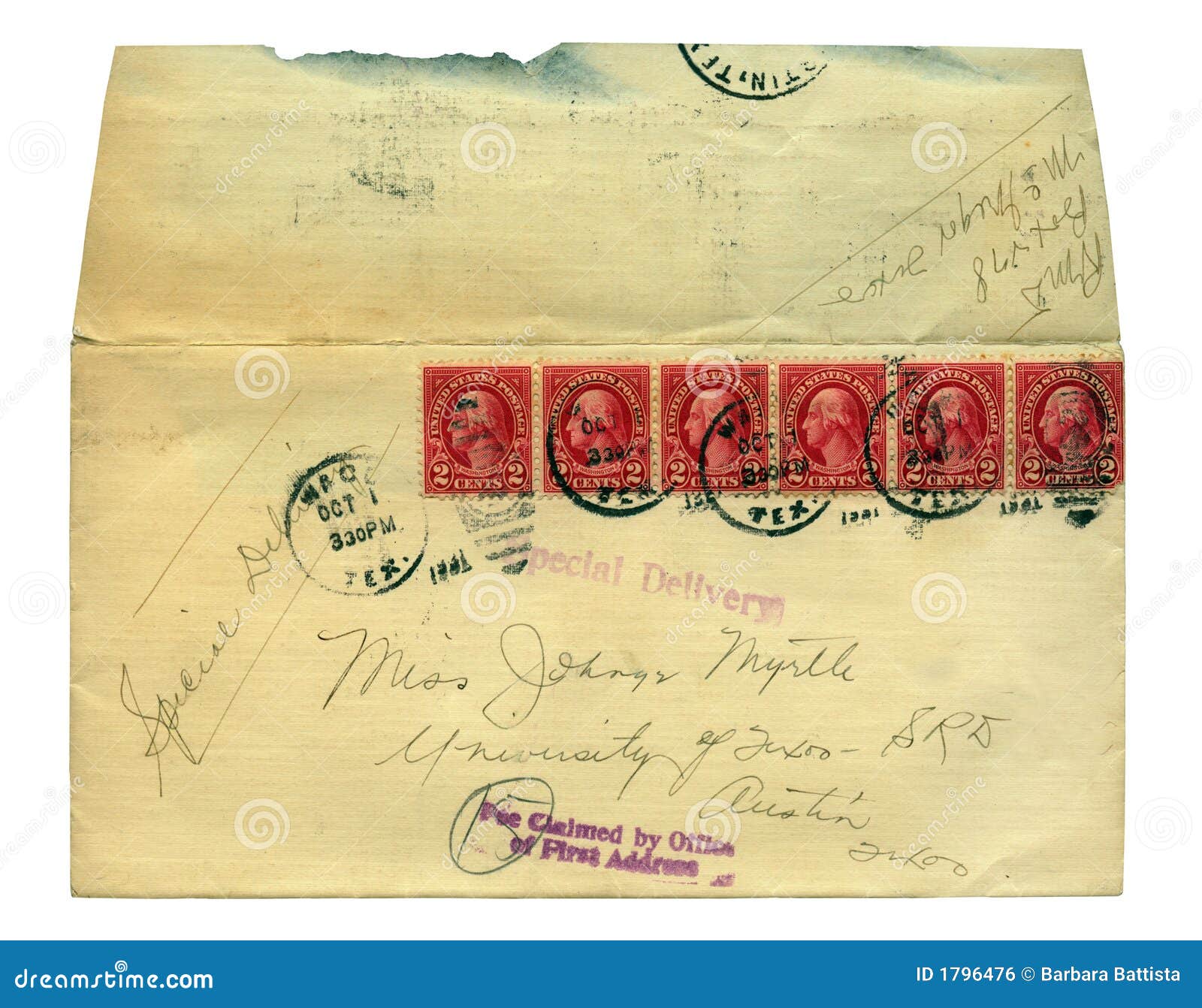 Vintage Letter stock photo. Image of stamps, spots, vintage - 1796476