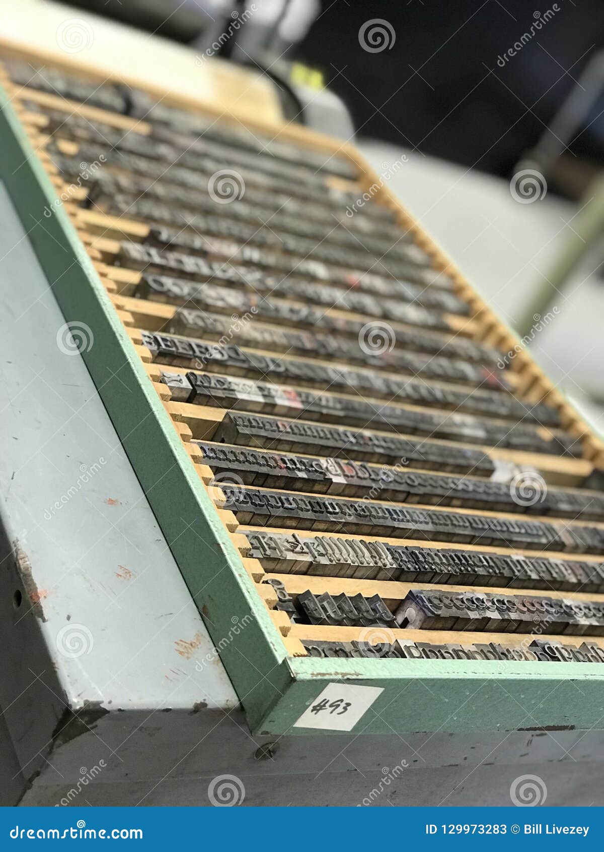 Vintage letter press editorial stock photo. Image of department - 129973283