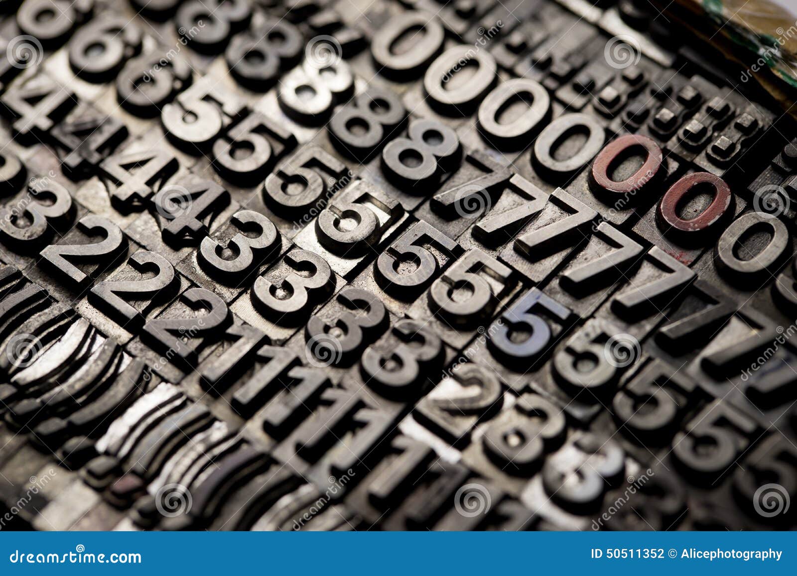 Letterpress Alphabet And Numbers Background Stock Photography ...