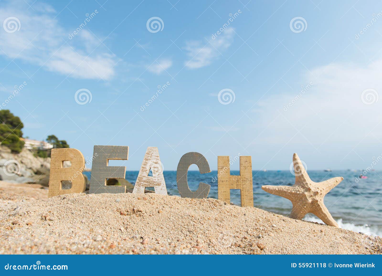 Vintage Letters at the Beach Stock Photo - Image of spain, vacation ...