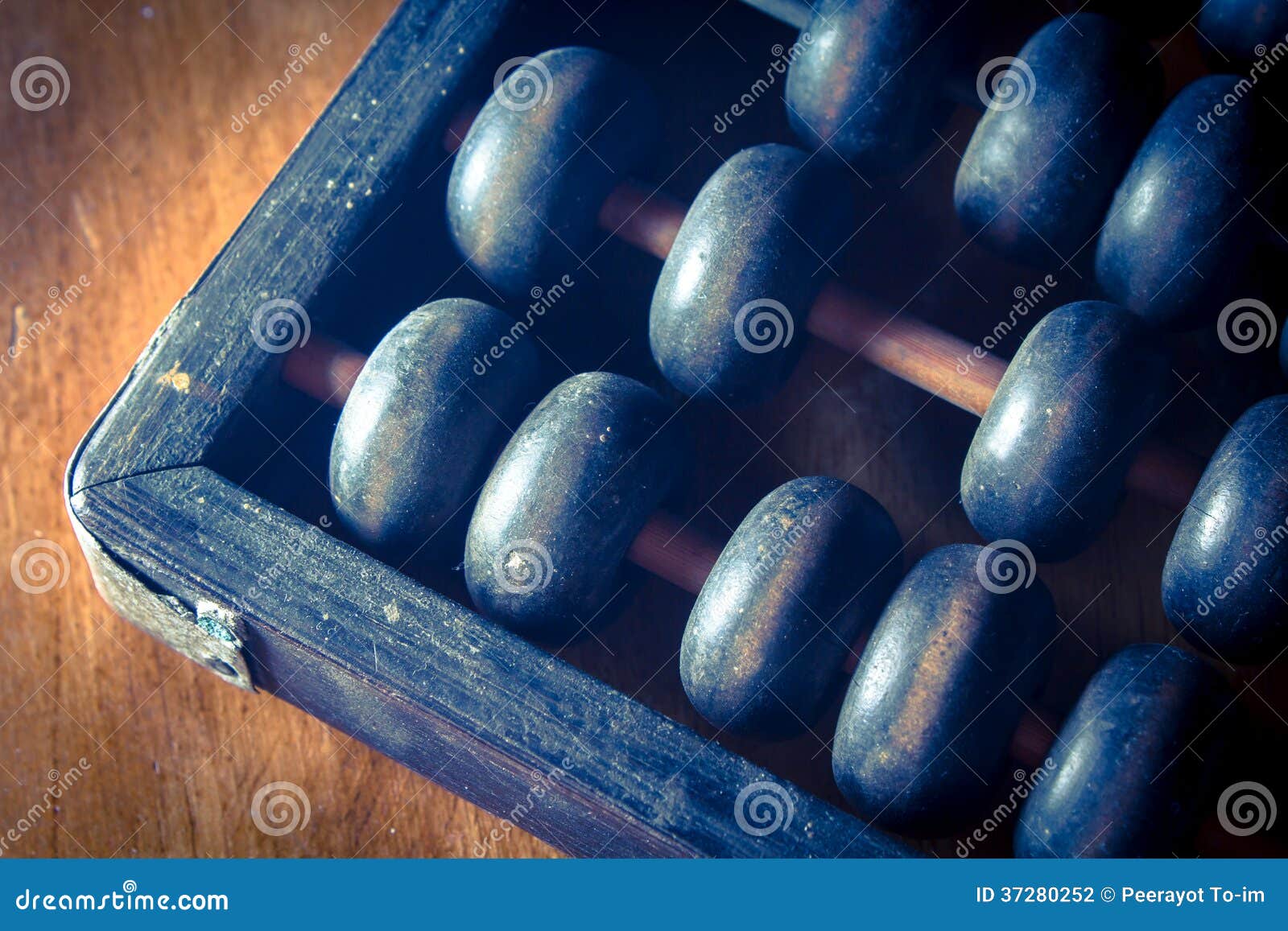 Vintage light abacus. stock photo. Image of chinese, calculator - 37280252