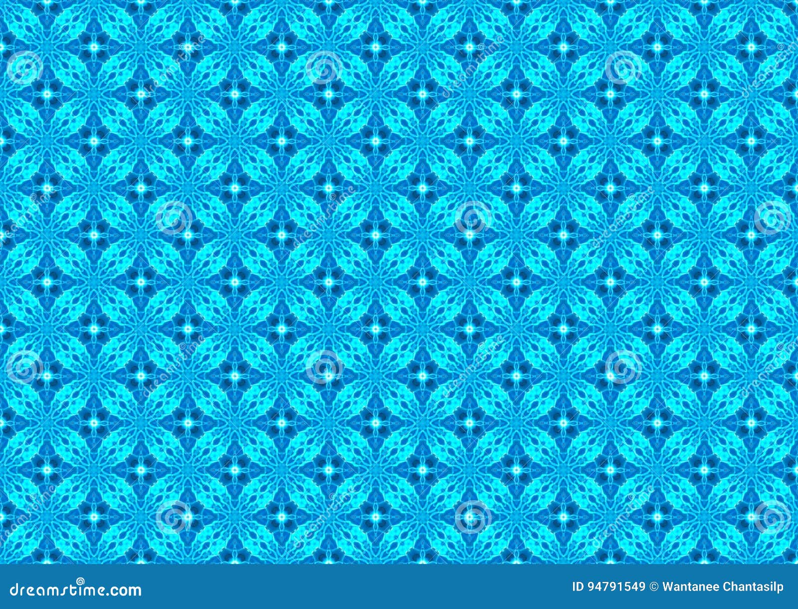 Vintage Light Blue Pattern for Background Stock Image - Image of ...