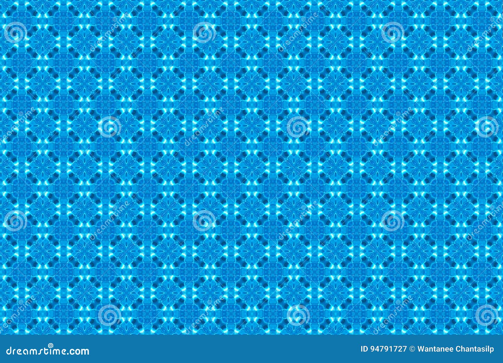 Vintage Light Blue Pattern for Background Stock Illustration ...