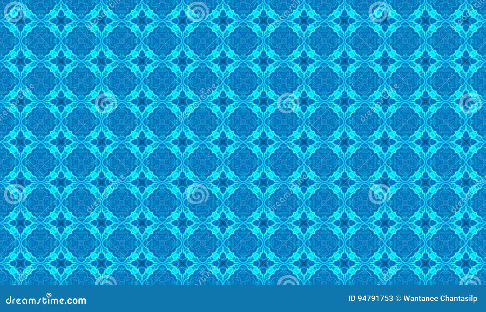Vintage Light Blue Pattern for Background Stock Image - Image of ...