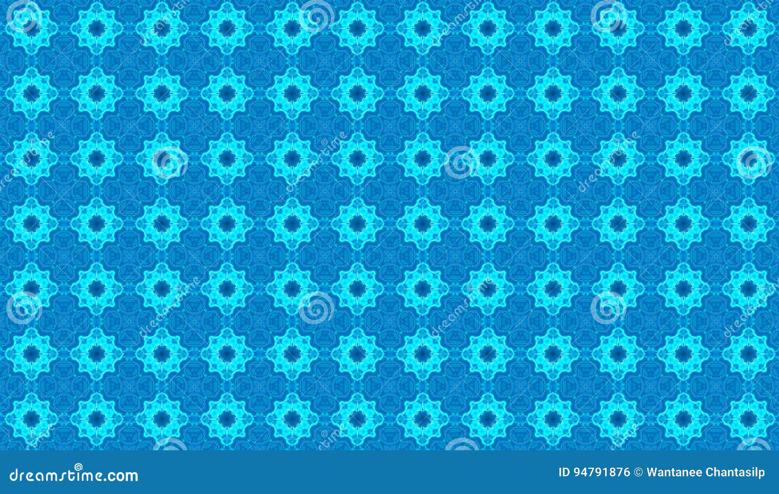Vintage Light Blue Pattern for Background Stock Photo - Image of ...