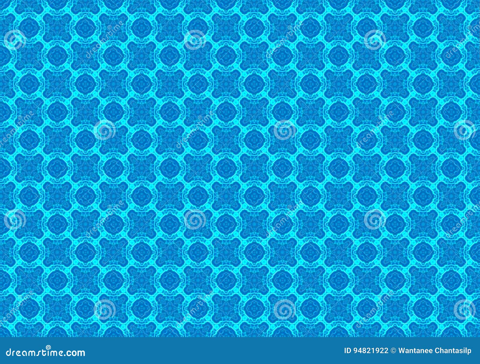 Vintage Light Blue Pattern for Background Stock Photo - Image of ...