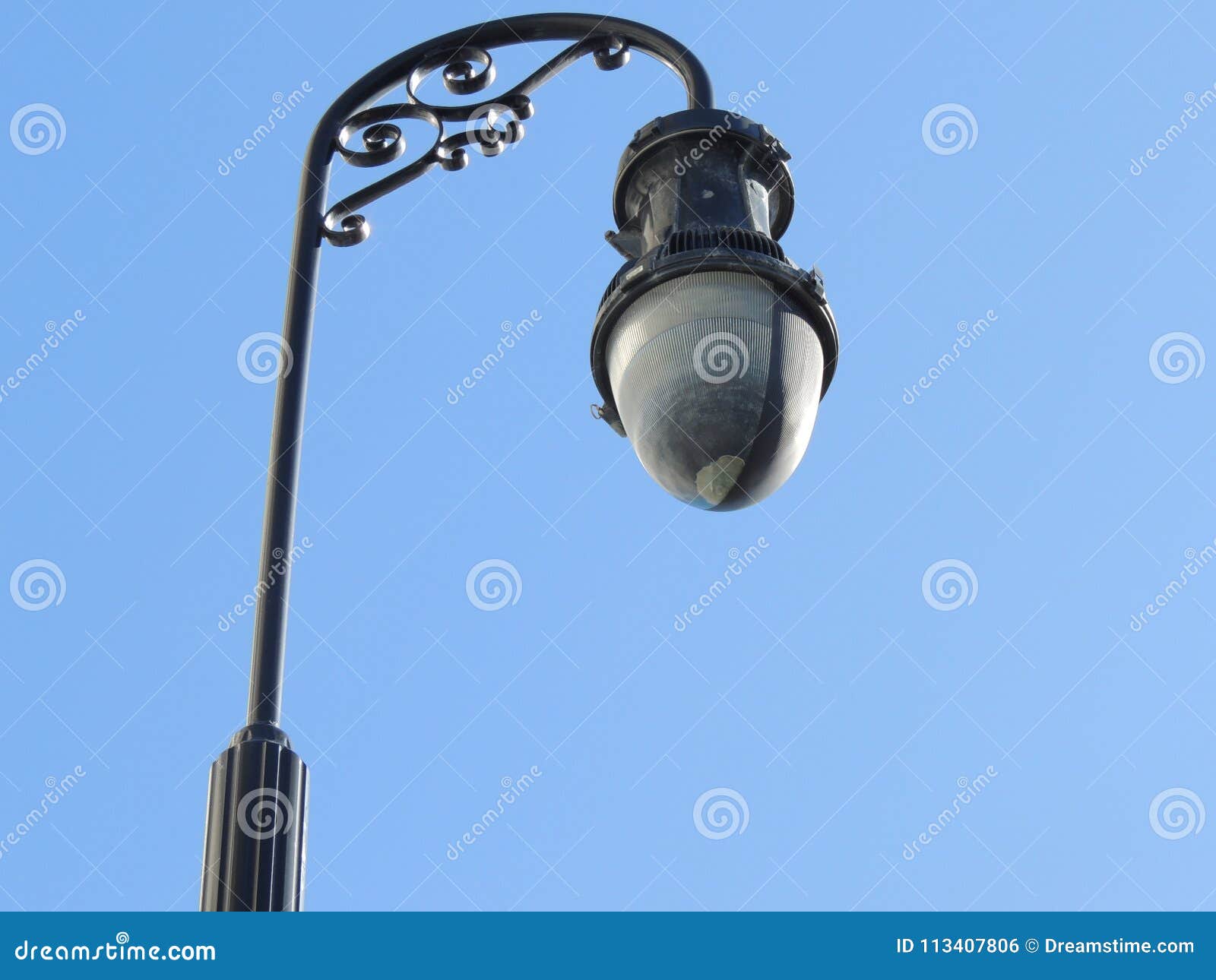 Vintage Light post stock photo. Image of lantern, design - 113407806