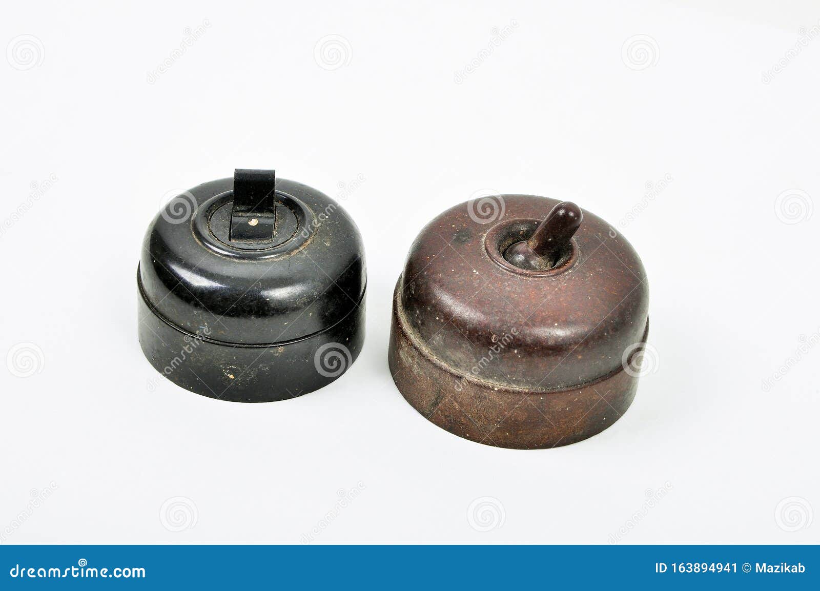 Vintage light switch stock image. Image of bulb, brighten - 163894941