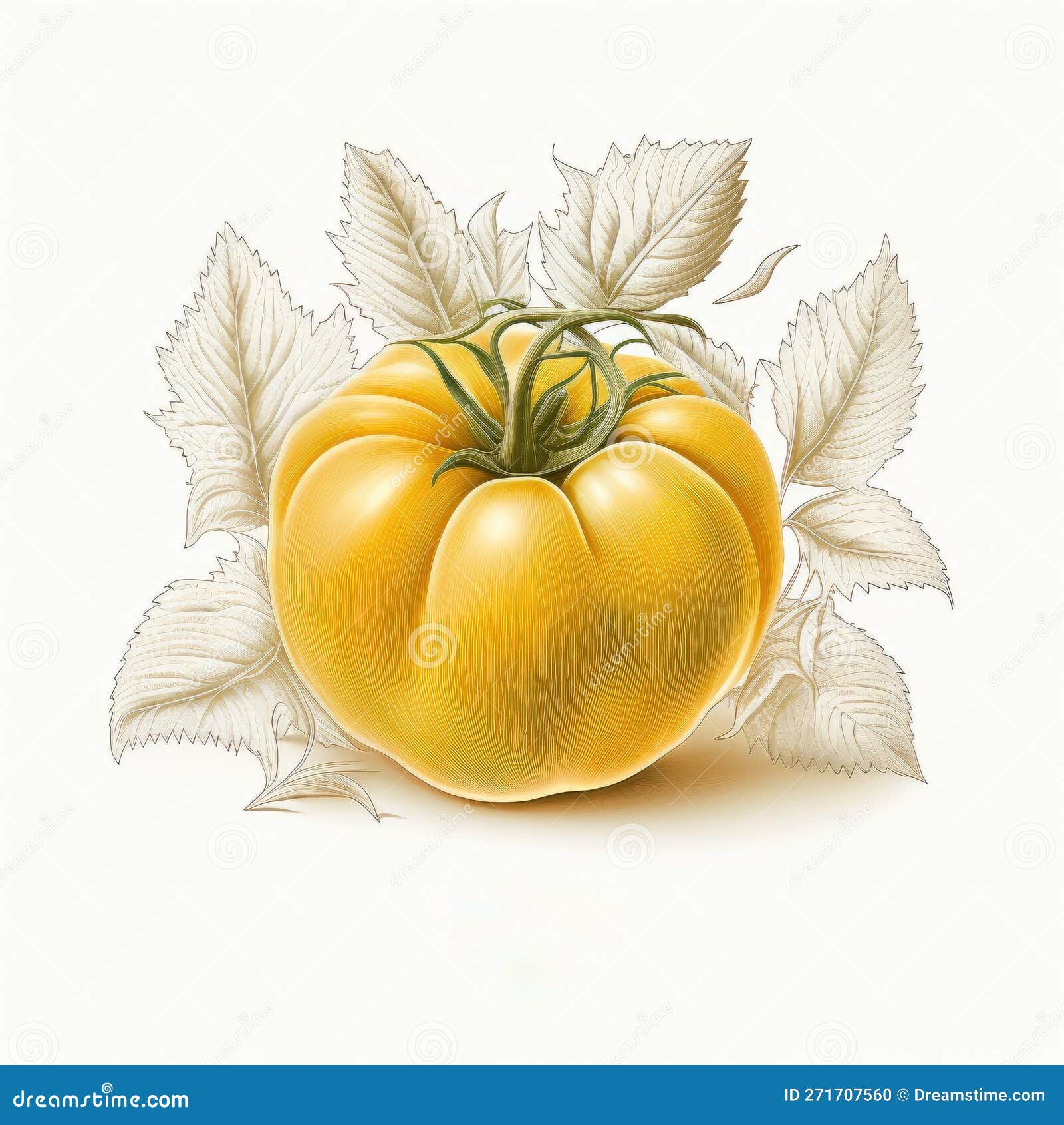 Vintage Line Drawing of Tomato Stock Illustration - Illustration of ...
