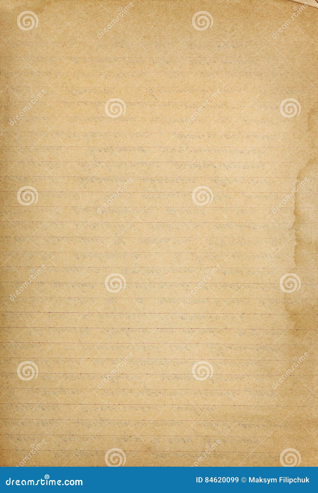 Old Vintage Lined Papers