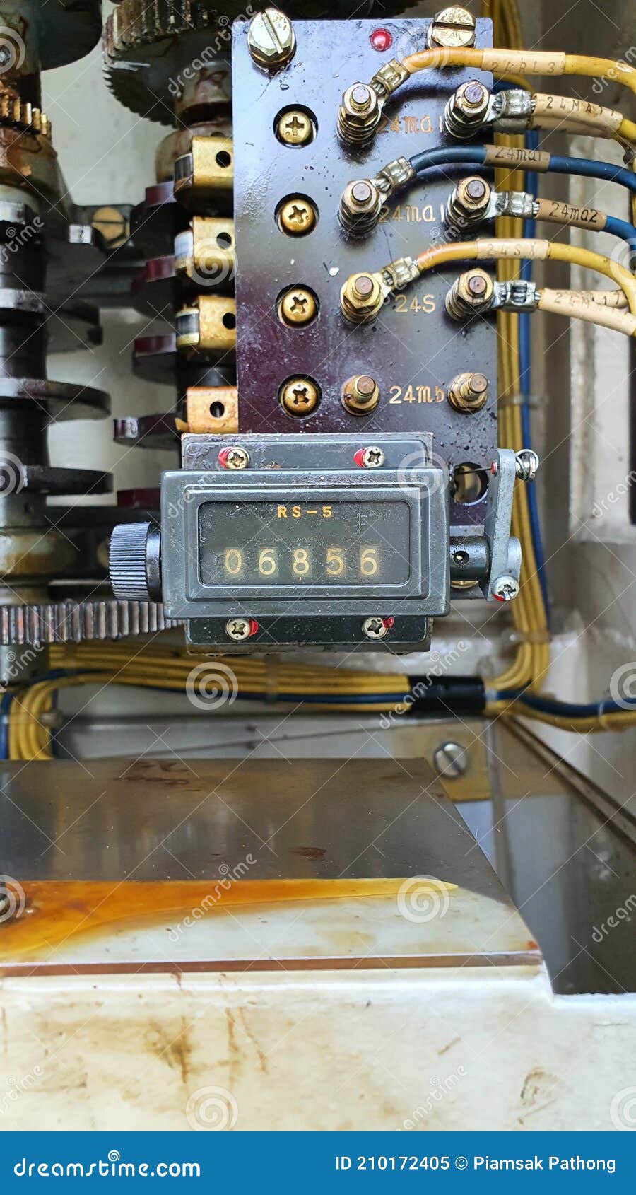 Vintage Load Tap Changer Control Stock Image - Image of voltage, power ...