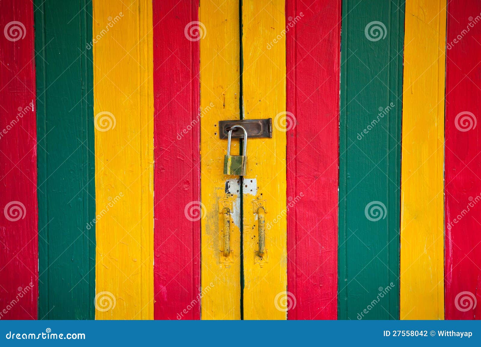 Vintage Lock and Colorful Door Stock Photo - Image of handle, colorful ...