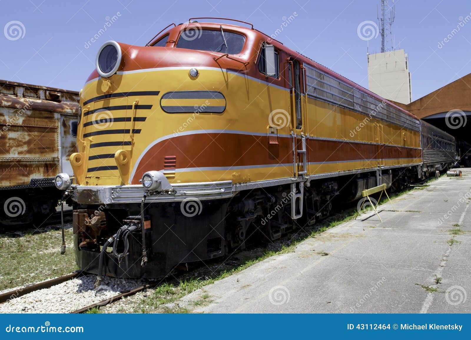 Vintage Locomotive stock photo. Image of passenger, tracks - 43112464