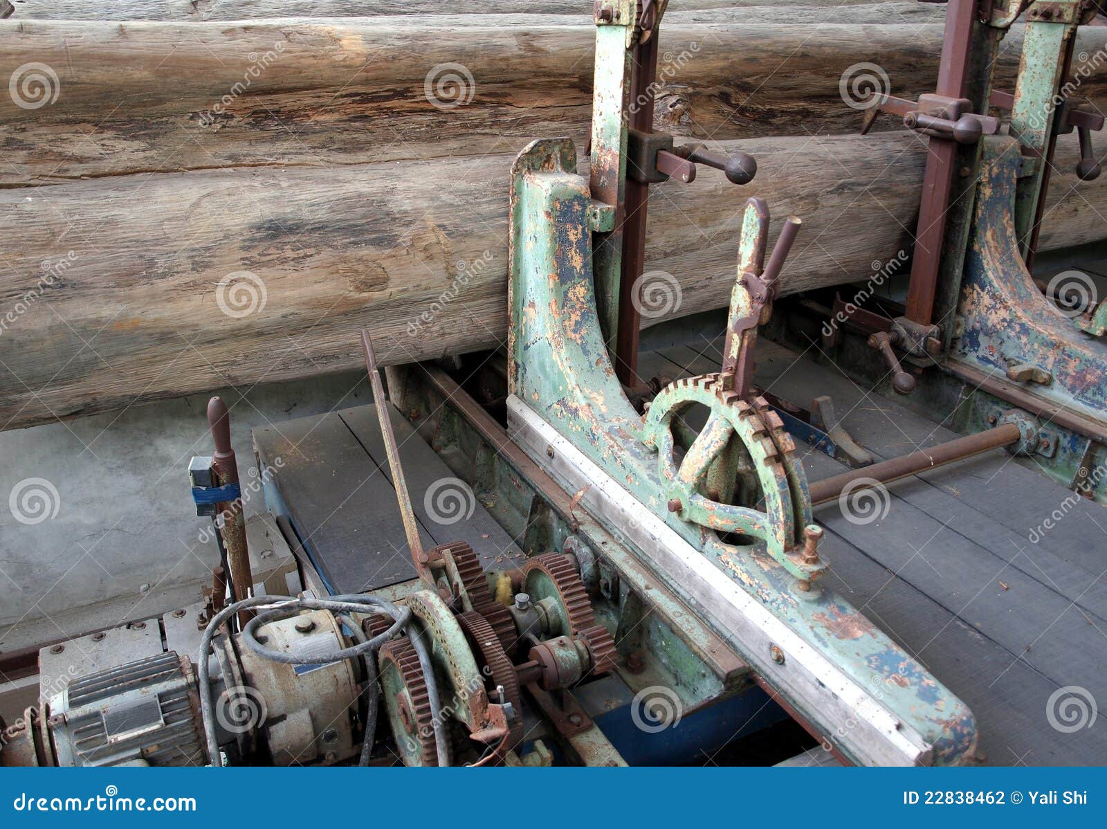 Vintage Logging Equipment Stock Photography - Image: 22838462
