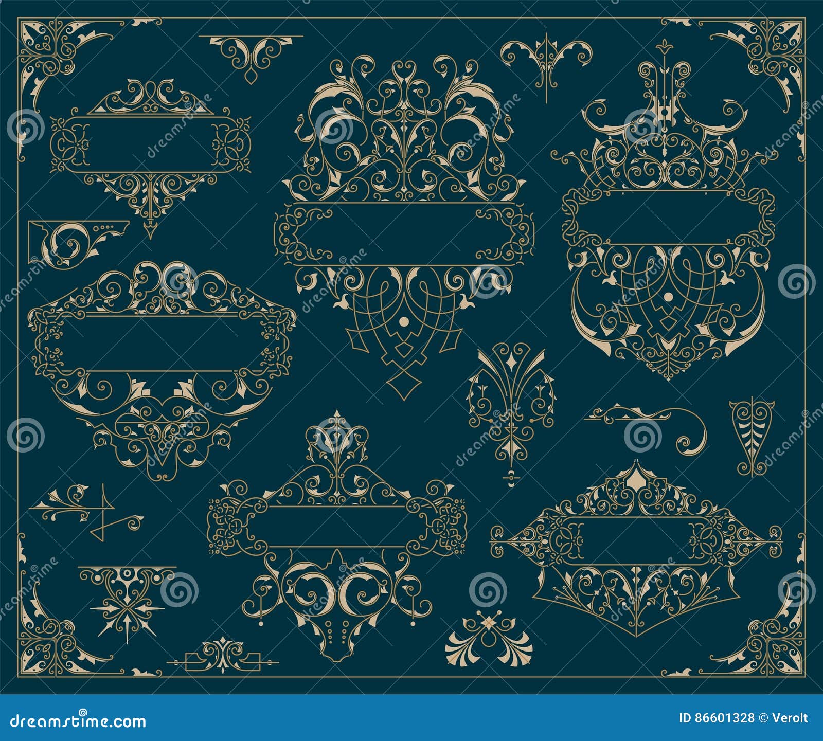 Vintage Logos Design Templates Set. Logotypes Elements Collection ...