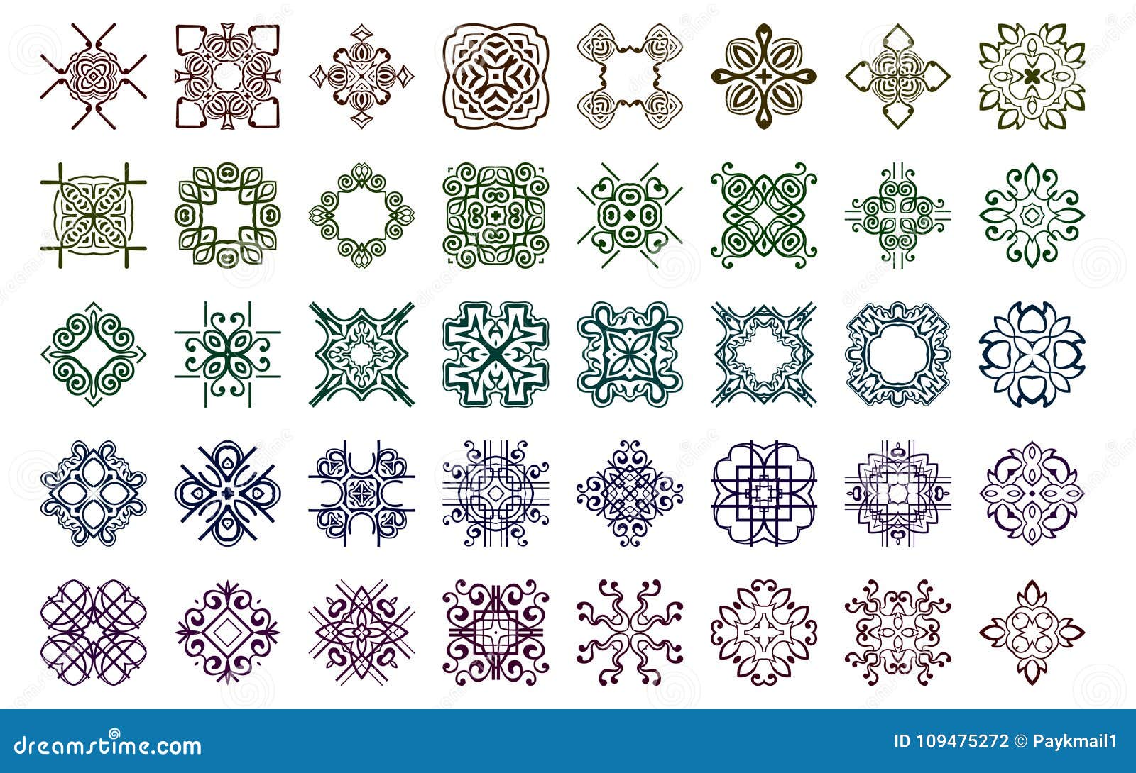 Vintage logos set stock vector. Illustration of brand - 109475272