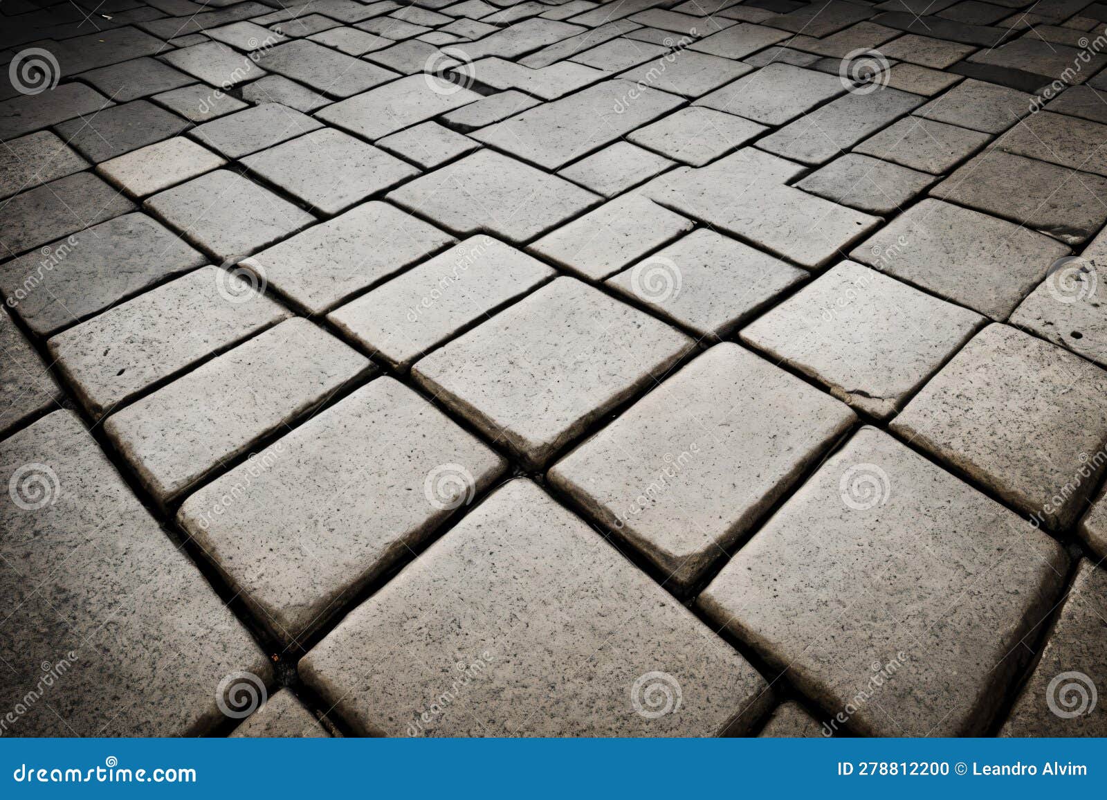 A Vintage London Pavement Rectangular Stone Tiles.AI Generated Stock ...