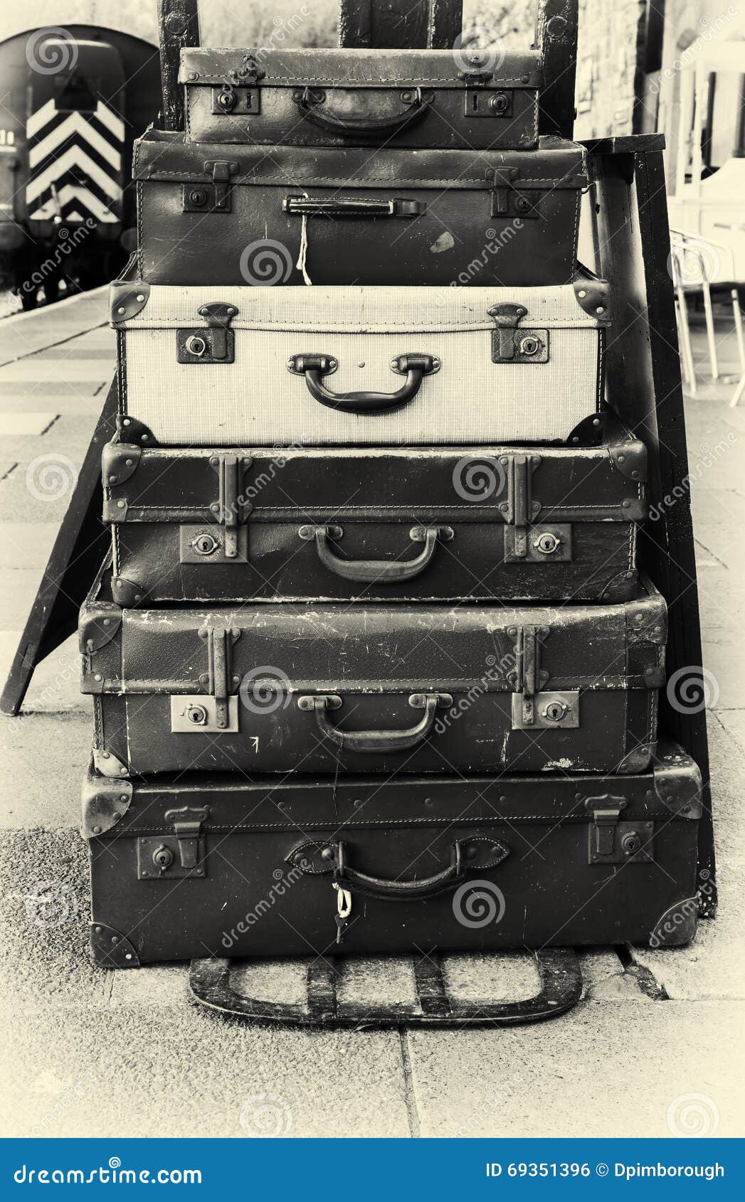 Vintage Luggage stock photo. Image of faded, journey - 69351396