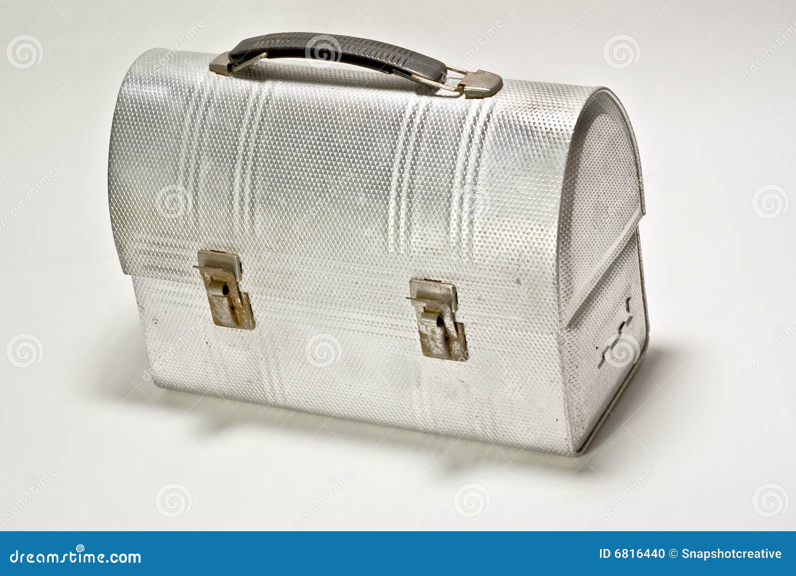 Vintage Lunch Box stock photo. Image of heirloom, aluminum - 6816440