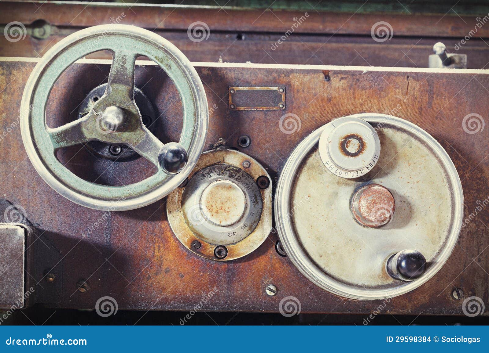 Vintage machine stock photo. Image of iron, rusty, detail - 29598384