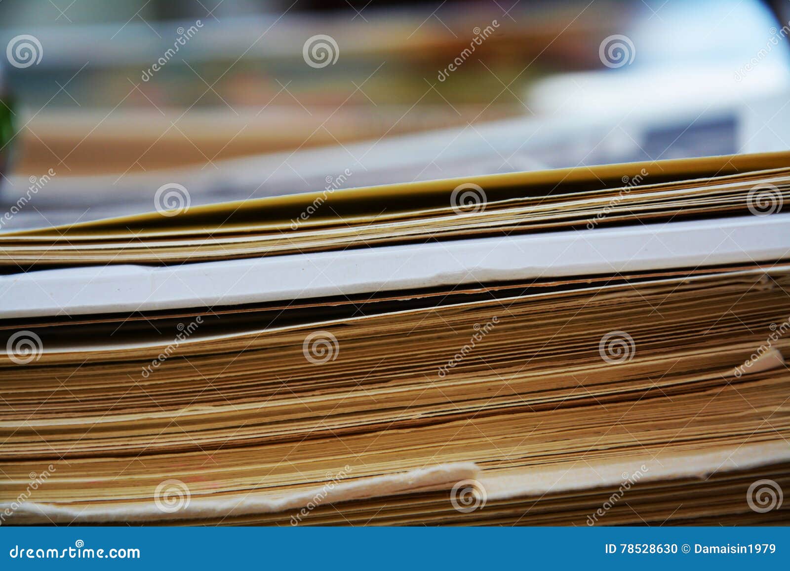 Vintage Magazines Texture Stock Photo | CartoonDealer.com #78528630