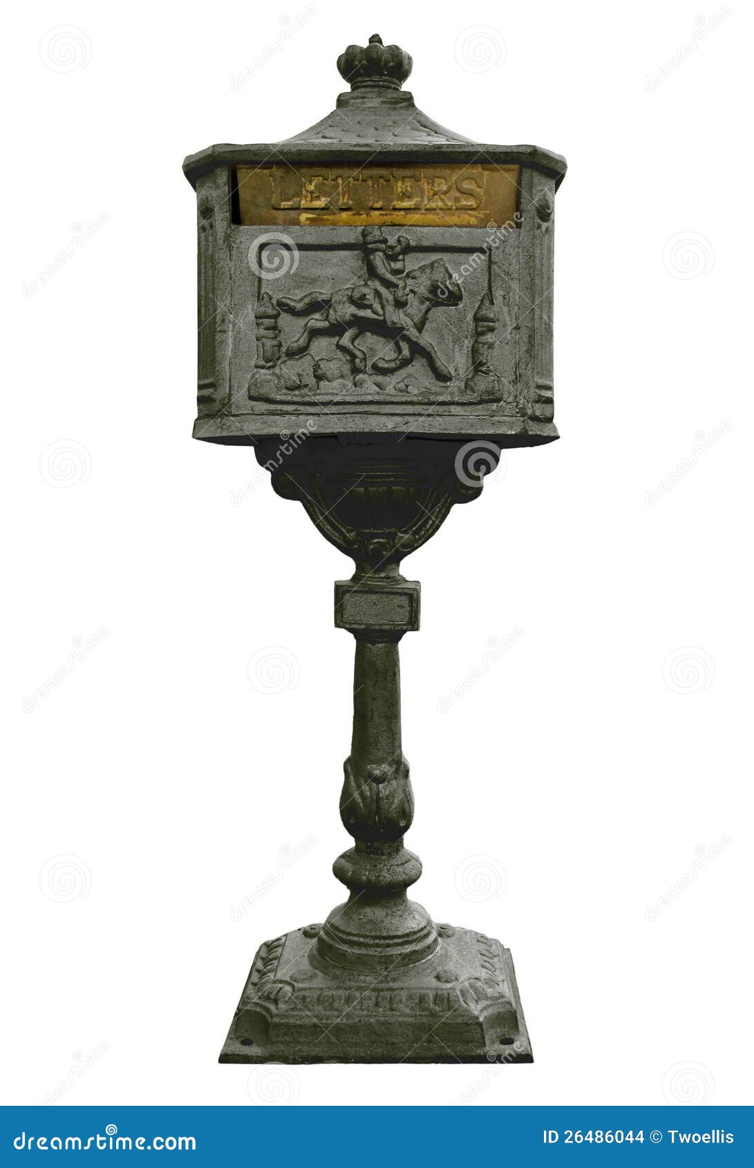 Vintage Mail Box stock photo. Image of antique, shipment - 26486044