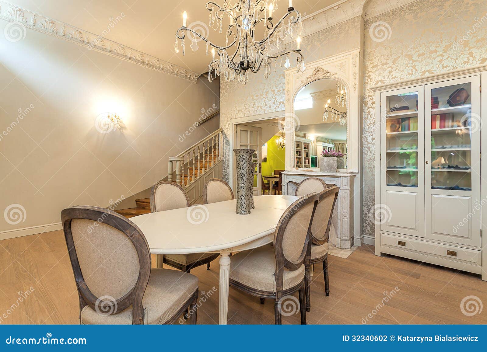 Vintage Mansion - Stylish Table Stock Photo - Image of contemporary ...