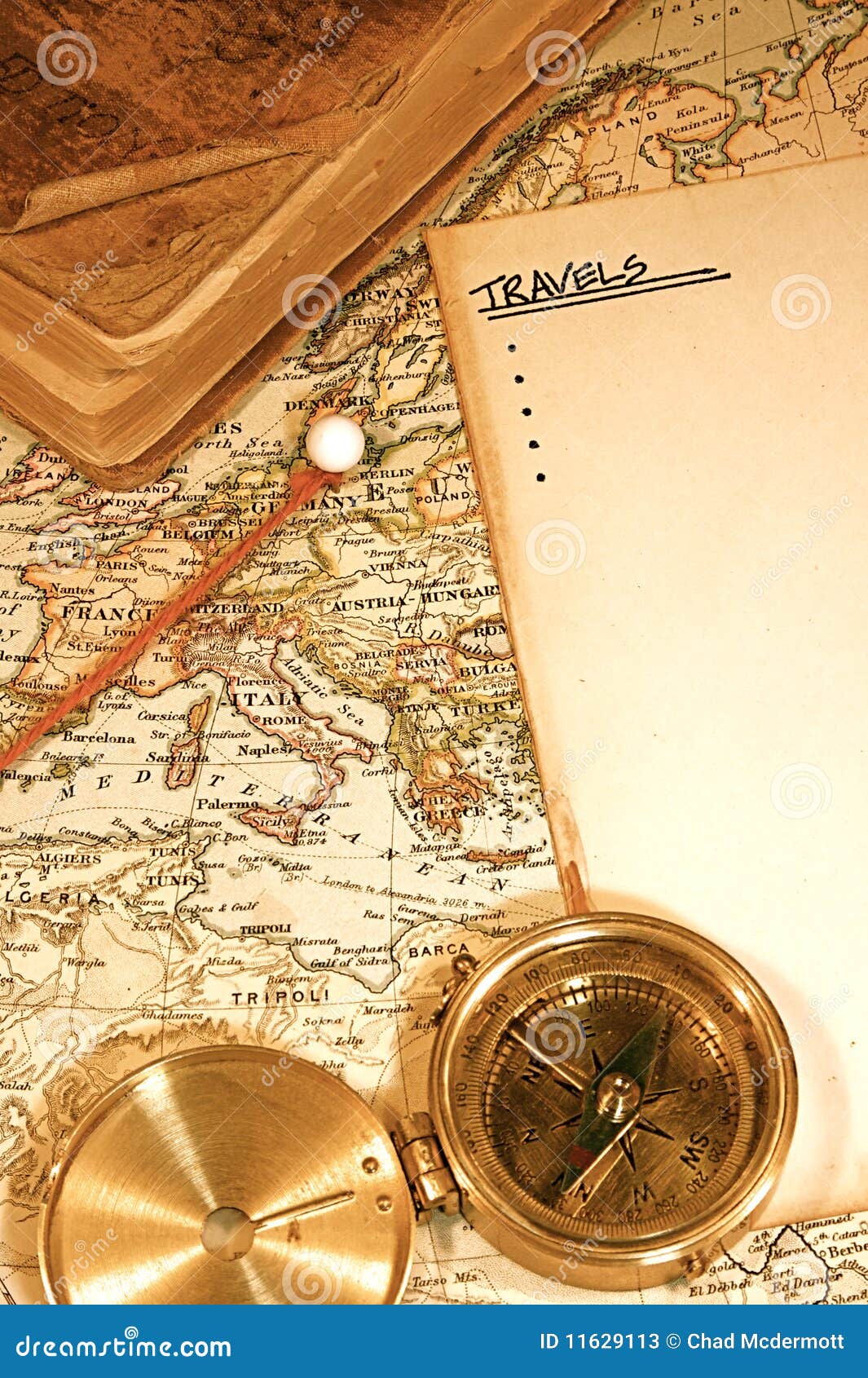 Vintage Map and Chart stock image. Image of navigate - 11629113
