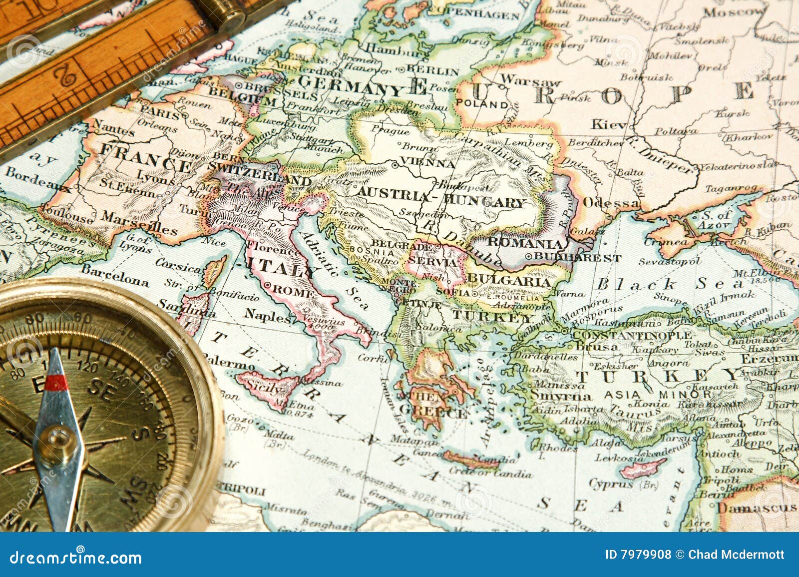 Vintage Map And Chart Royalty-Free Stock Image | CartoonDealer.com #7979908