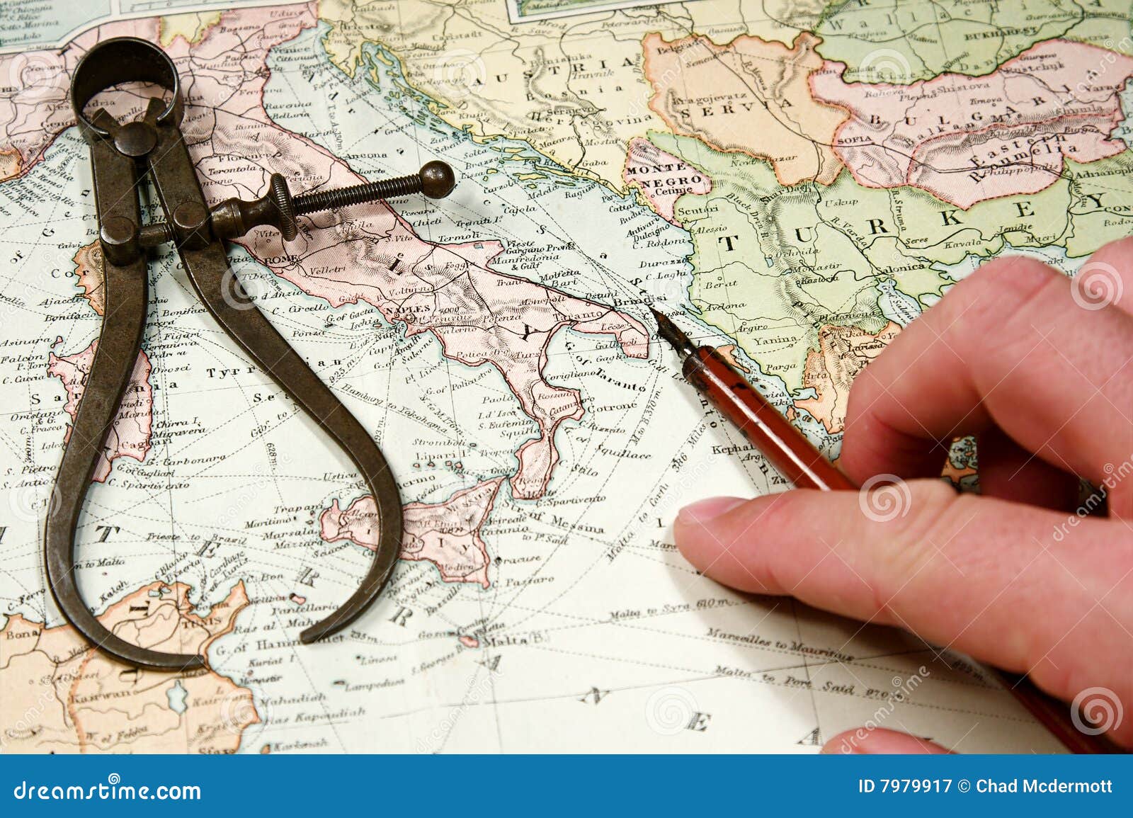 Vintage Map And Chart Stock Image | CartoonDealer.com #7979917