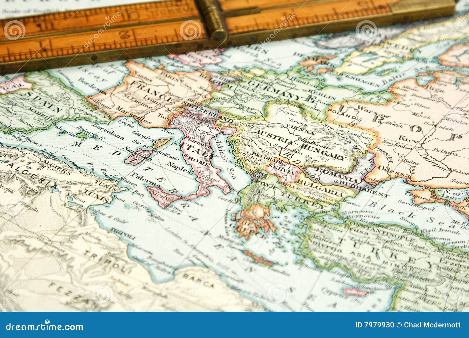 Vintage Map And Chart Stock Photography | CartoonDealer.com #7979930
