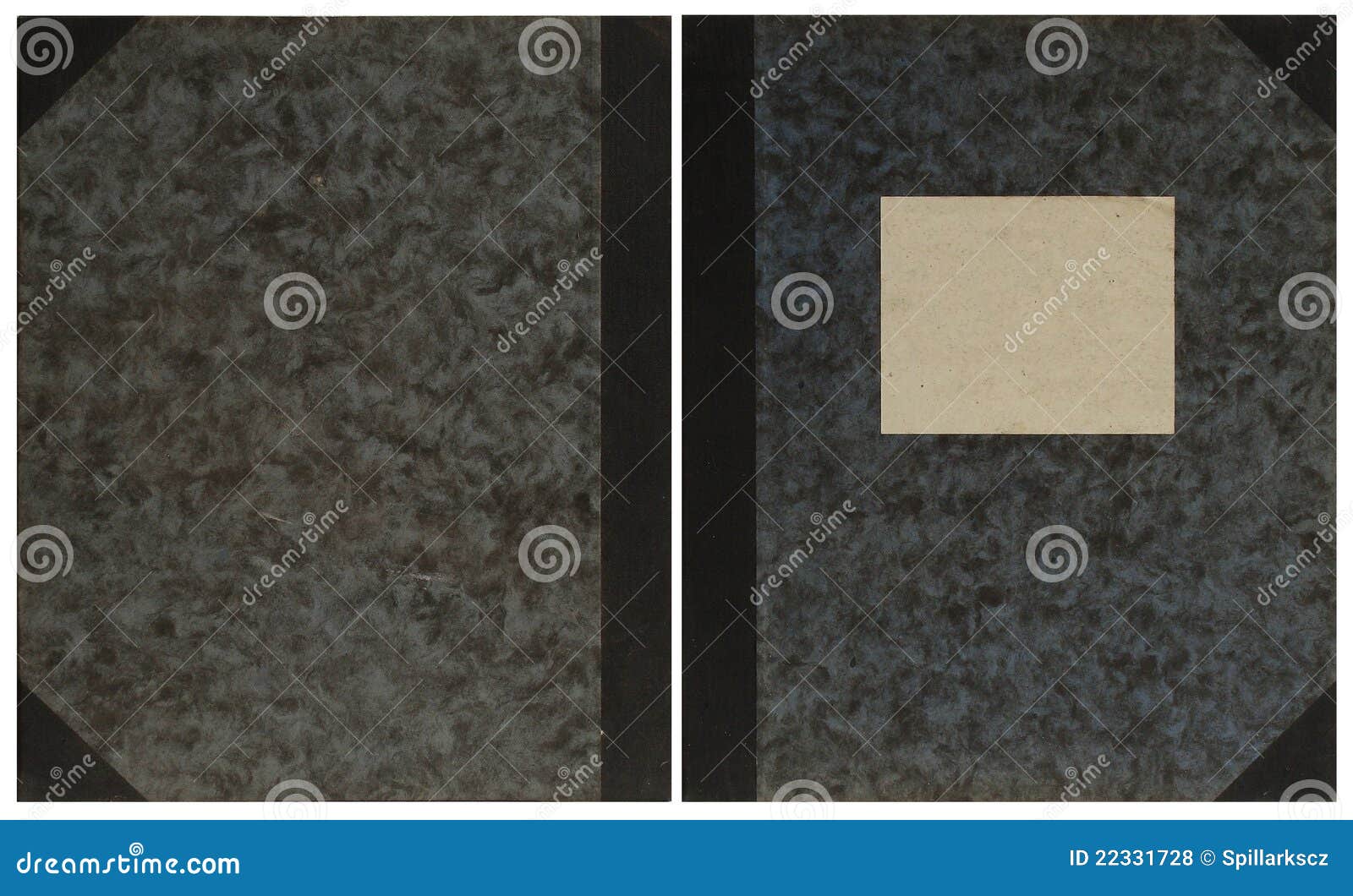 Vintage Map Classify Folder with White Tag Stock Photo - Image of ...