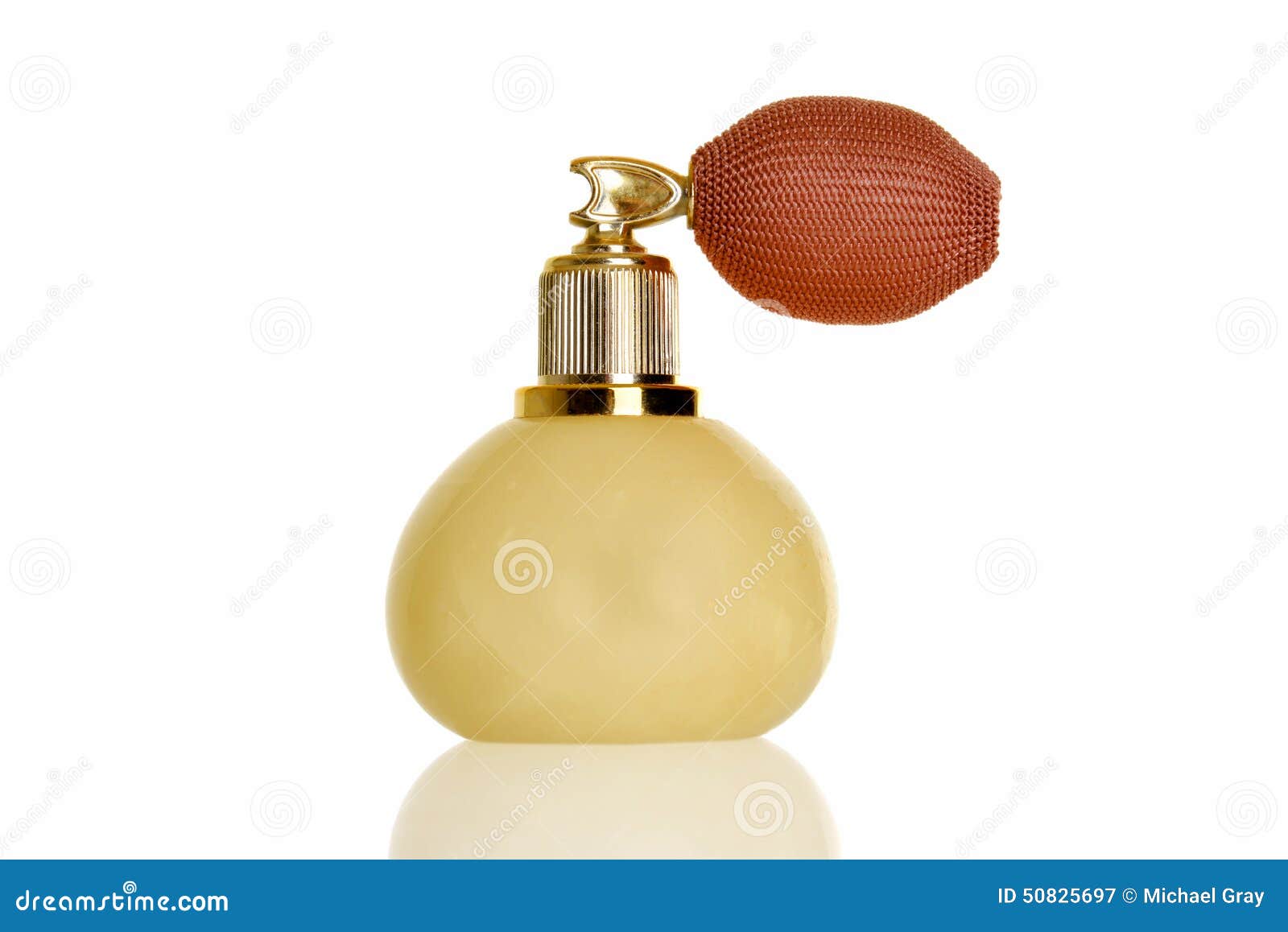 Vintage Marble Perfume Atomizer Bottle Stock Image - Image of female ...