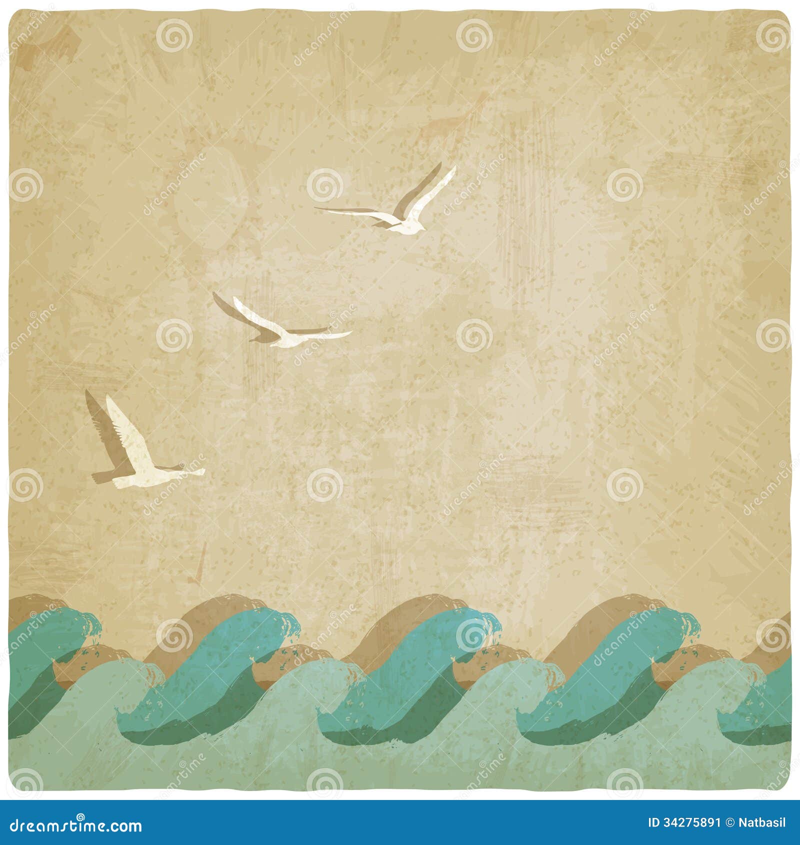 Marine Background, Ancient Sailing Vessel, Baroque Decorated Compass On ...