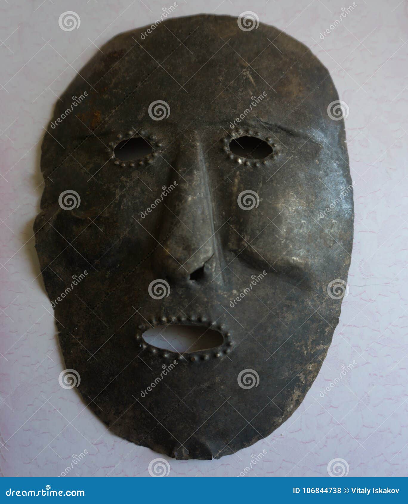 Vintage mask of the priest editorial stock photo. Image of homemade ...