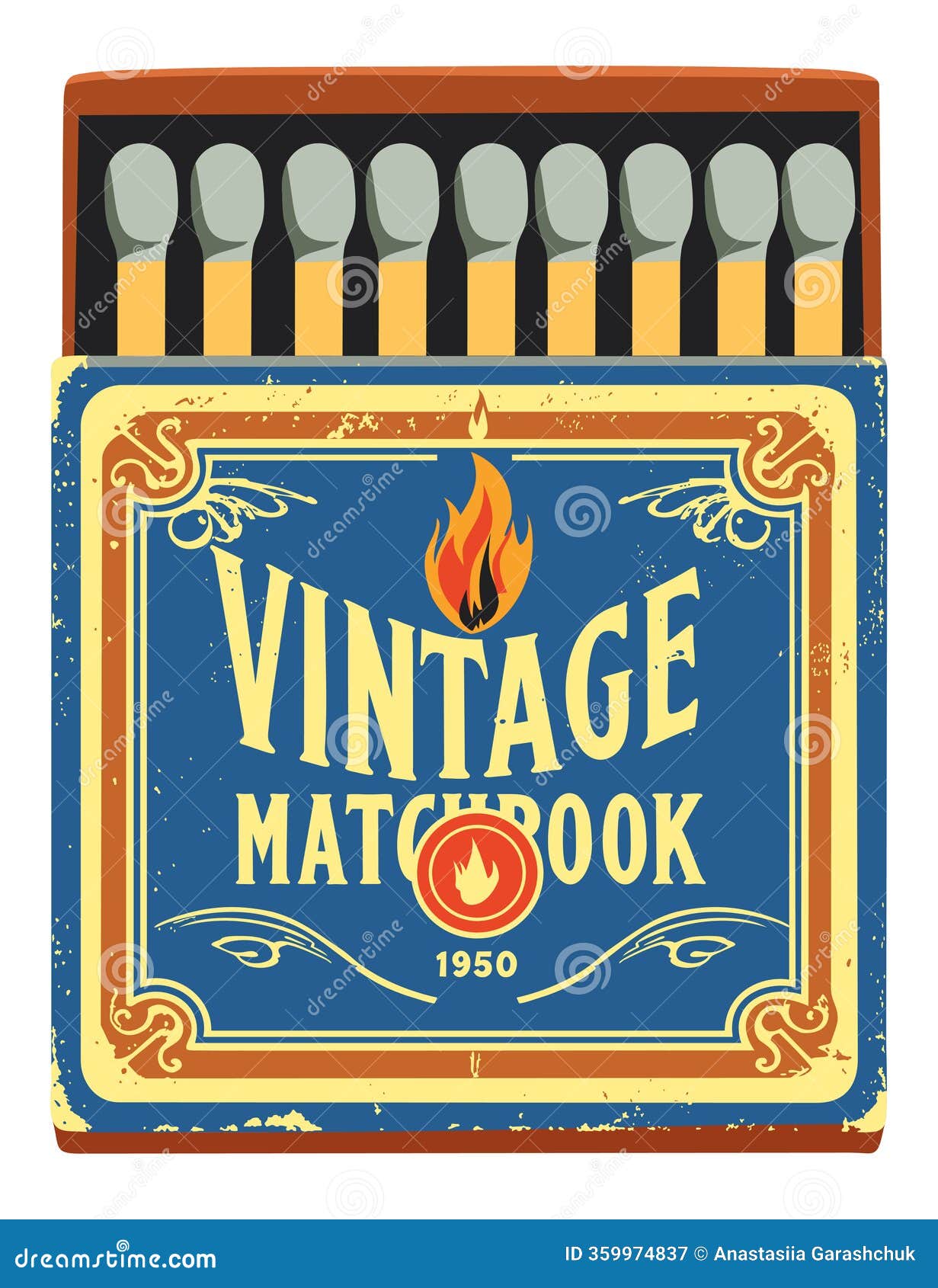 Matchbox Vector Flat Cartoon Icon Modern Graphic Set Illustration ...