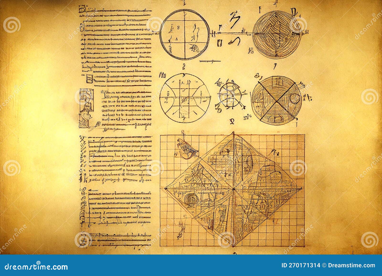 A Vintage Mathematics Background With Hand-drawn Equations, Formulas ... A Vintage Mathematics Background With Hand-drawn Equations, Formulas ...