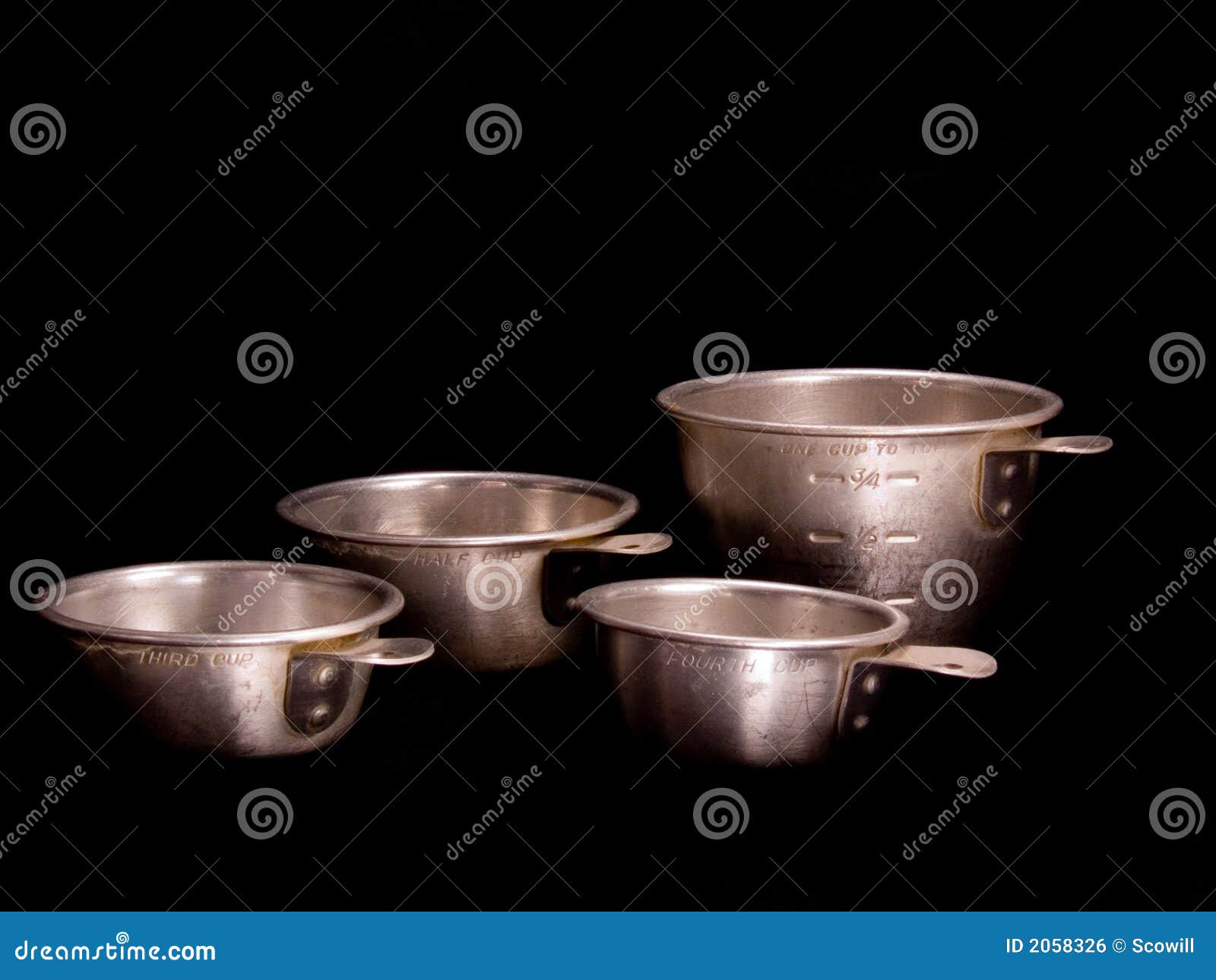 Vintage Measuring Cups stock photo. Image of food, kitchen - 2058326