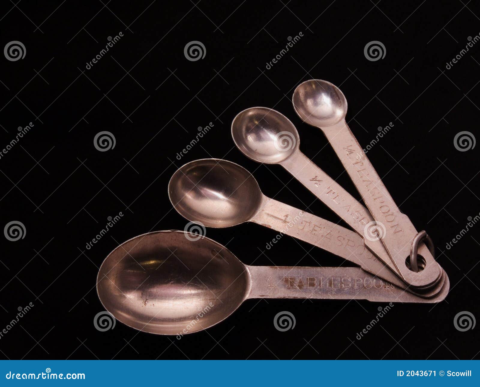 Vintage Measuring Spoons stock image. Image of utensil - 2043671