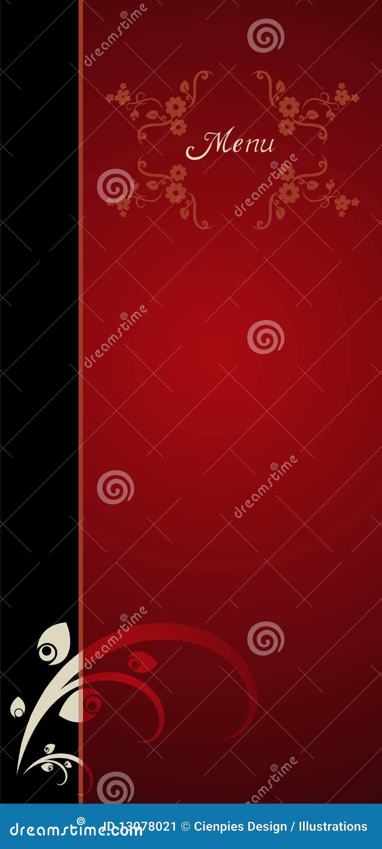 Vintage menu cover design stock vector. Illustration of kitchen - 13078021