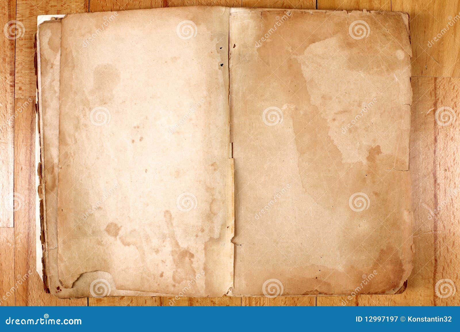 Vintage Message Book at Table Stock Image - Image of diary, album: 12997197