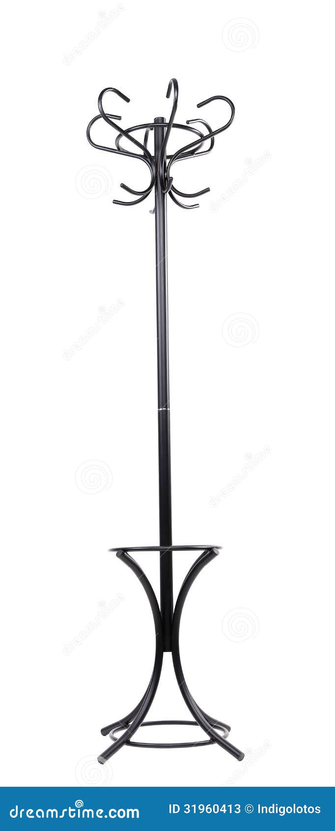 Vintage metal coat rack stock image. Image of stand, furniture - 31960413