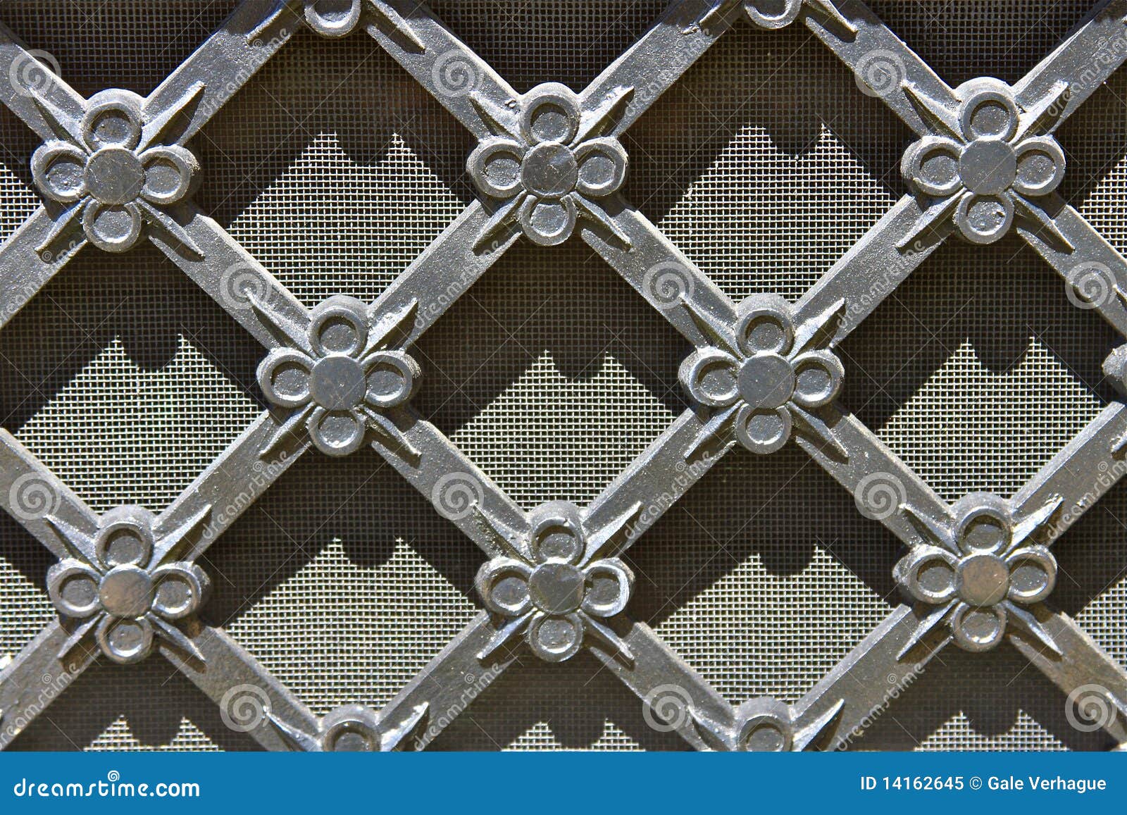 Vintage Metal Grid stock image. Image of goth, rusty - 14162645