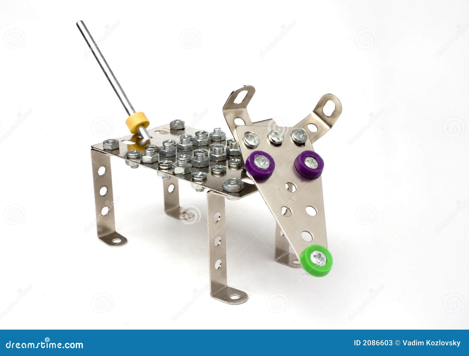 Vintage metal toy - dog stock image. Image of nostalgia - 2086603