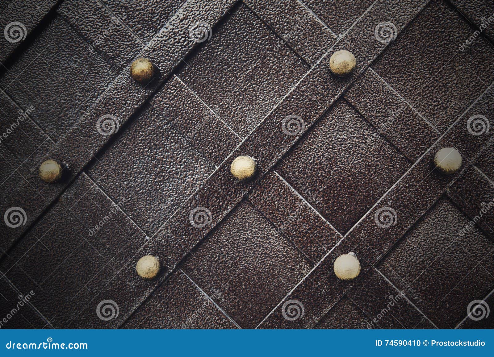 Vintage Metallic Pattern. Decorative Checkered Elements Stock Photo ...